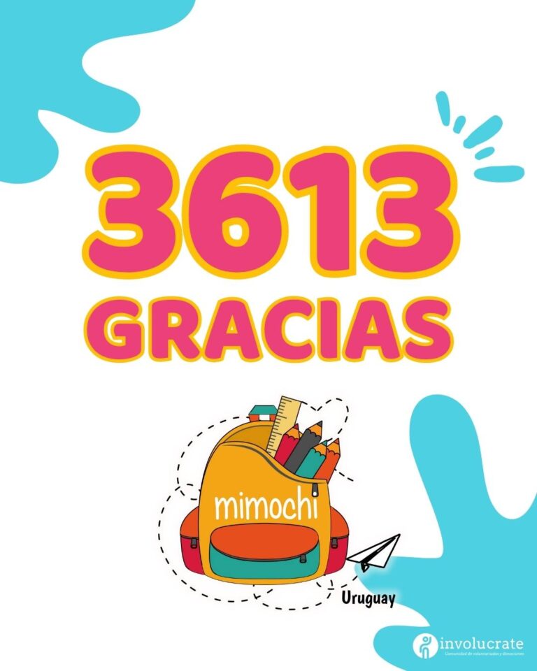 Mimochi gracias – Involucrate | Voluntariados, Donaciones ...